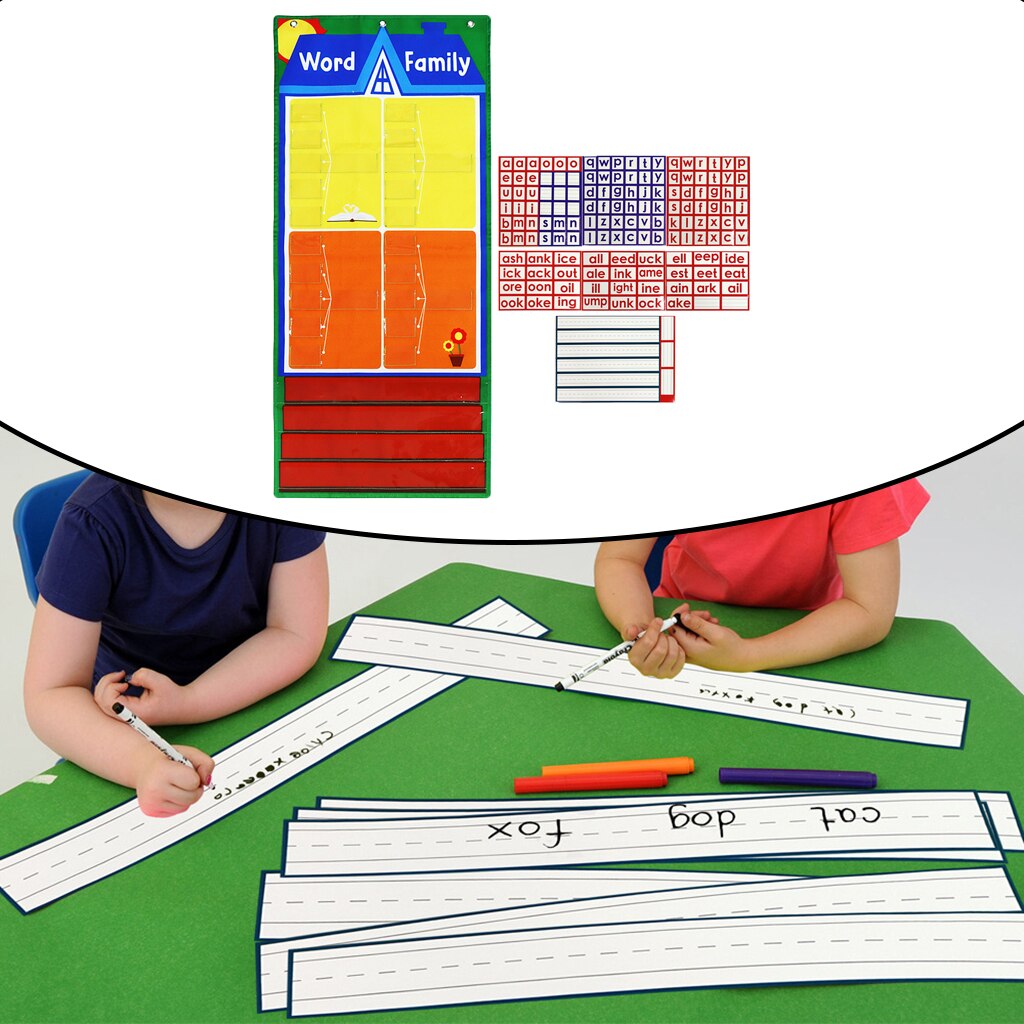 English Learning Card Chart Wording Spelling Exerc... – Grandado