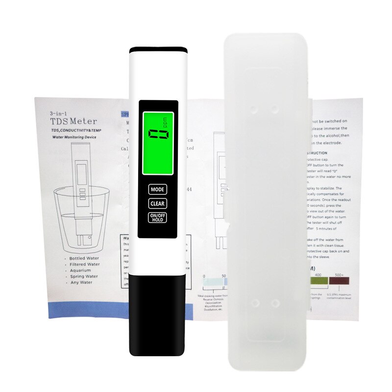 Tds Meter Ec Meter Thermometer Digitale Water Test... – Vicedeal
