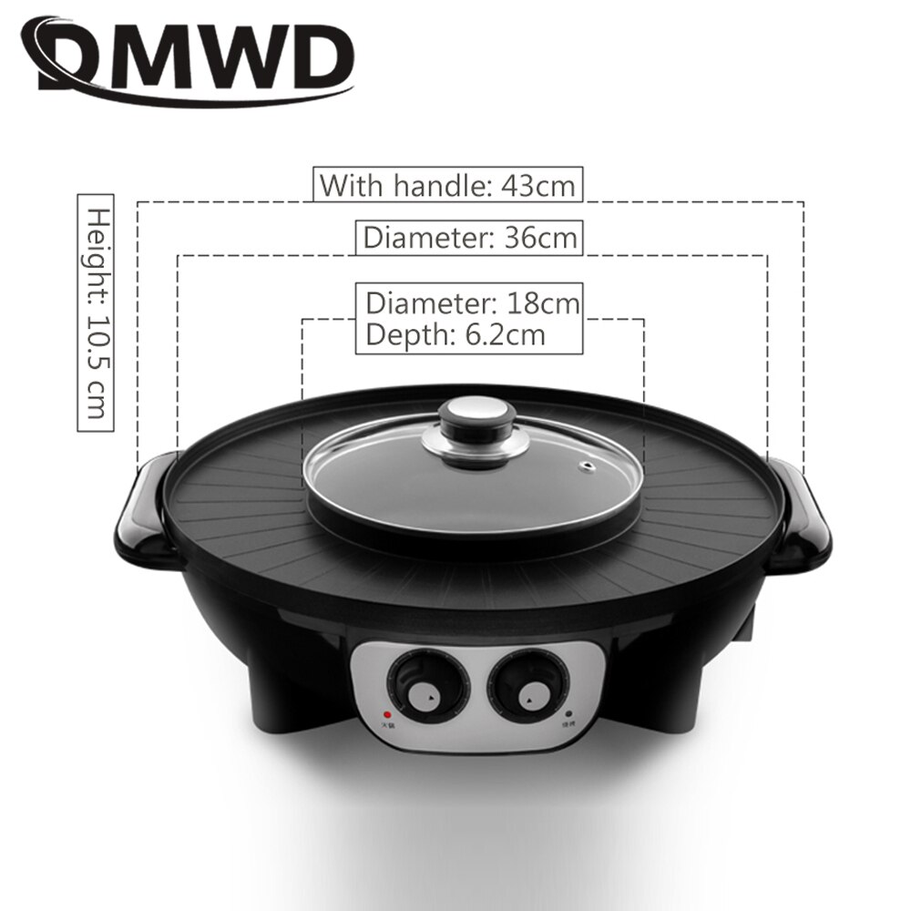 DMWD Household Cooker Electric Griddles Multifunct... – Vicedeal