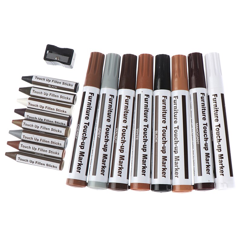 17Pcs Möbel Touch Up Kit Marker & Füllstoff Sticks... – Vicedeal