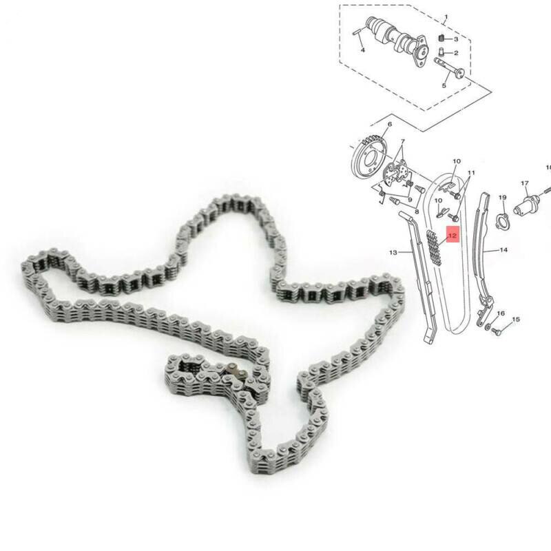 126 Links Kmc Cam Timing Chain Link Master Link Vo... – Grandado