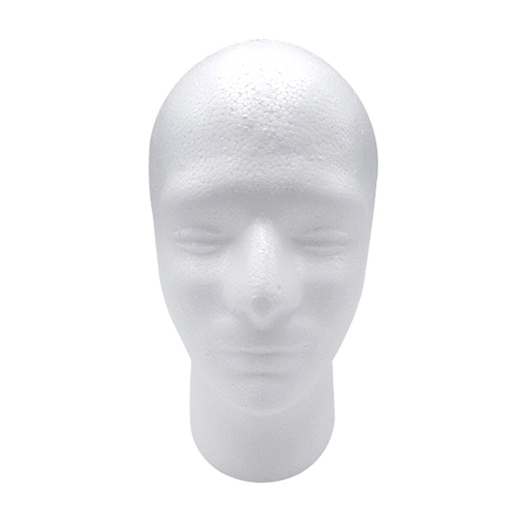 Flocking Foam Male Mannequin Head Model EPS Flocki... – Grandado