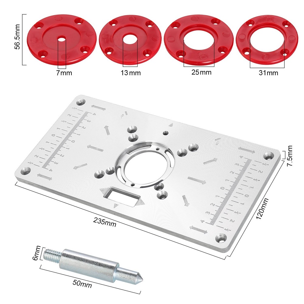 RT0700C Router Table Insert Plate Woodworking Benc... – Vicedeal