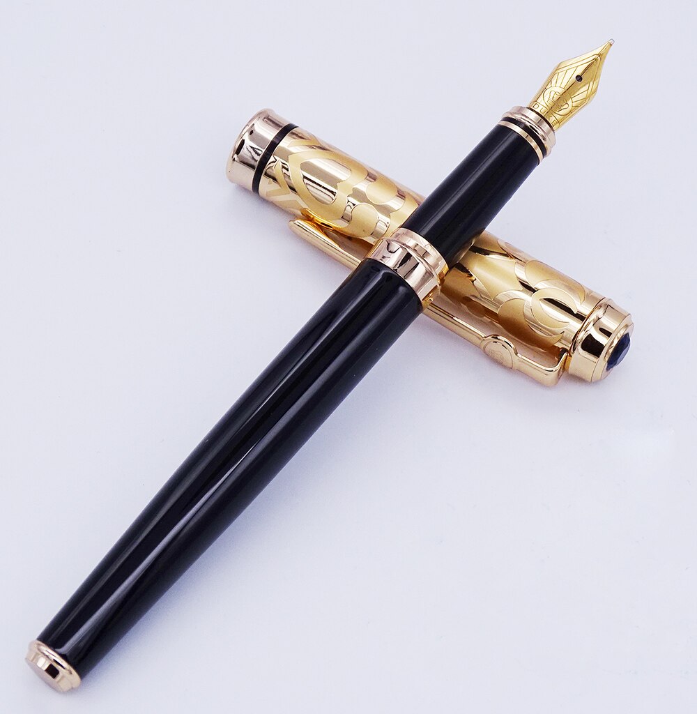 Duke Noble Sapphire Fountain Pen Iridium Medium Ni... – Grandado