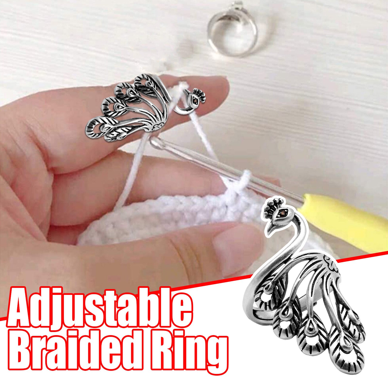 Adjustable Knitting Loop Crochet Loop Knitting Acc... – Grandado