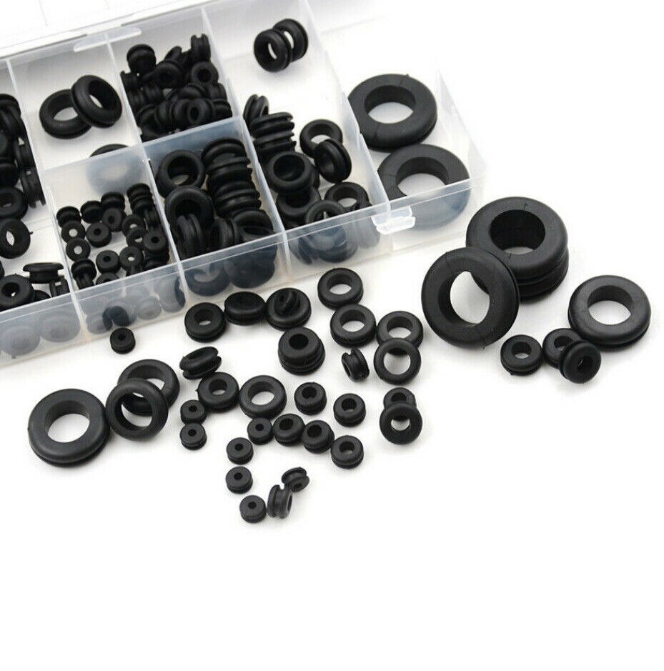 200 Pcs 8 Size Car Black Rubber Gaskets Truck Asso... – Grandado