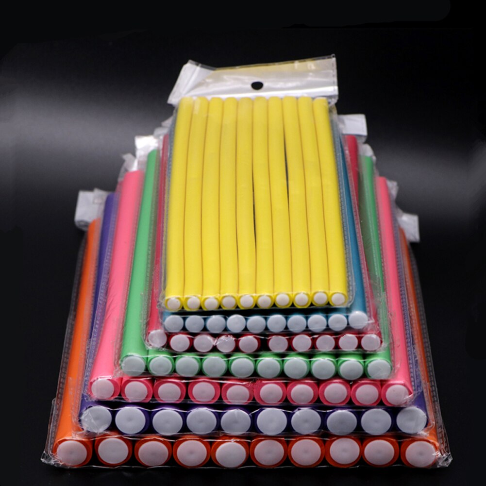 10pcs DIY Simple Flexible Hair Curling Rod Hair Cu... – Vicedeal