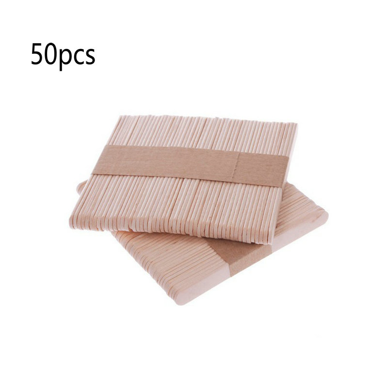 50Pcs Popsicle Sticks Natural Wooden Sticks Popsic... – Grandado