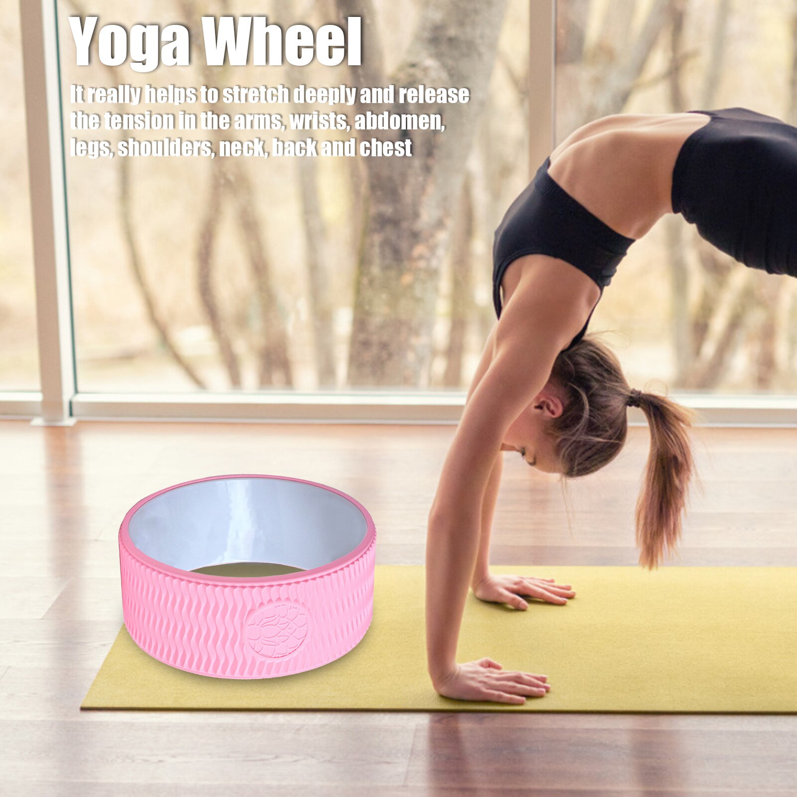 Yoga Wheel Backbend Artifact Thin Back Thin Should... – Grandado