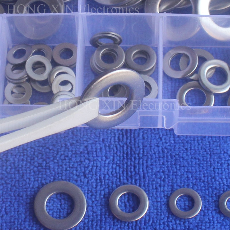 105 stk/sett m3 m4 m5 m6 m8 m10 304 flat skive i ... – Grandado