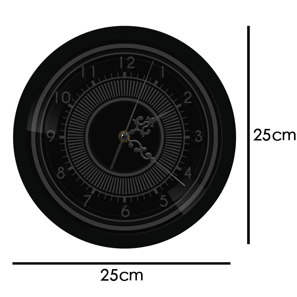 3D Wall Clock with LED Backlight Arabic Numerals H... – Grandado