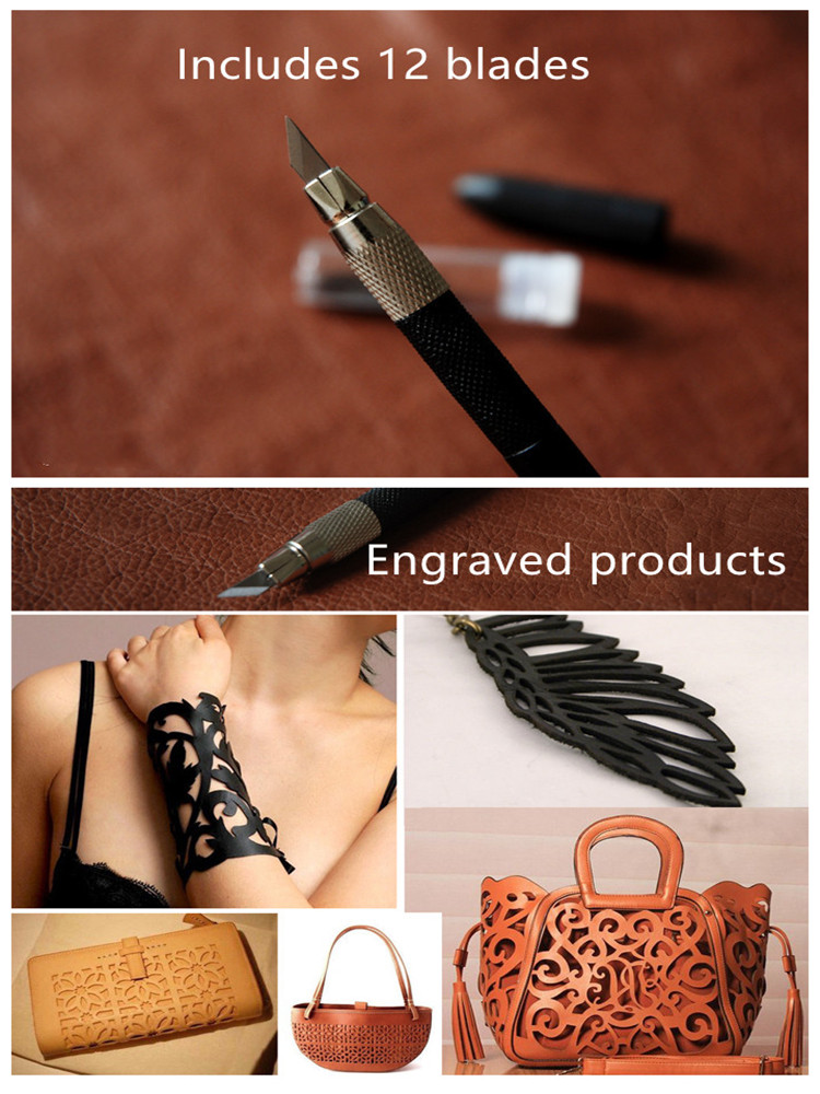 Handmade Diy Leather Tools Carving Pen Knife Sharp... – Grandado