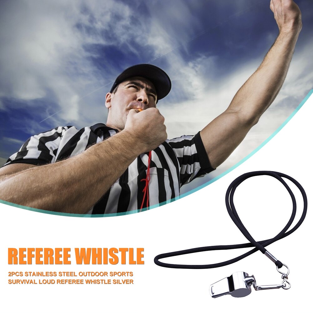 2pcs Referee Whistle Multifunctional Stainless Ste... – Grandado