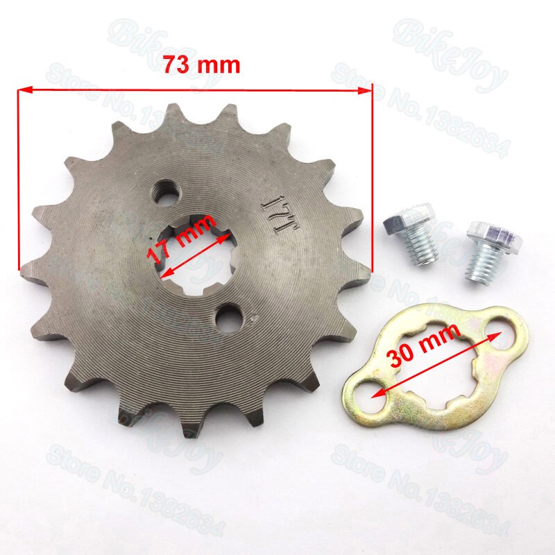 Pignon de moteur avant, 17mm, 17 T, pour Stomp YCF... – Grandado