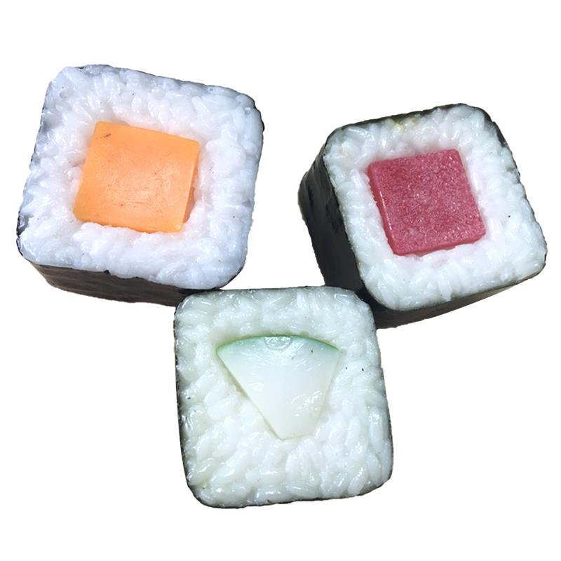 3PCS Artificial Food Square Realistic Sushi Food M... – Grandado