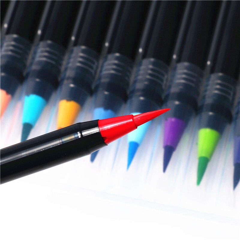 20 Colors/Set Premium Painting Soft Brush Markers ... – Vicedeal