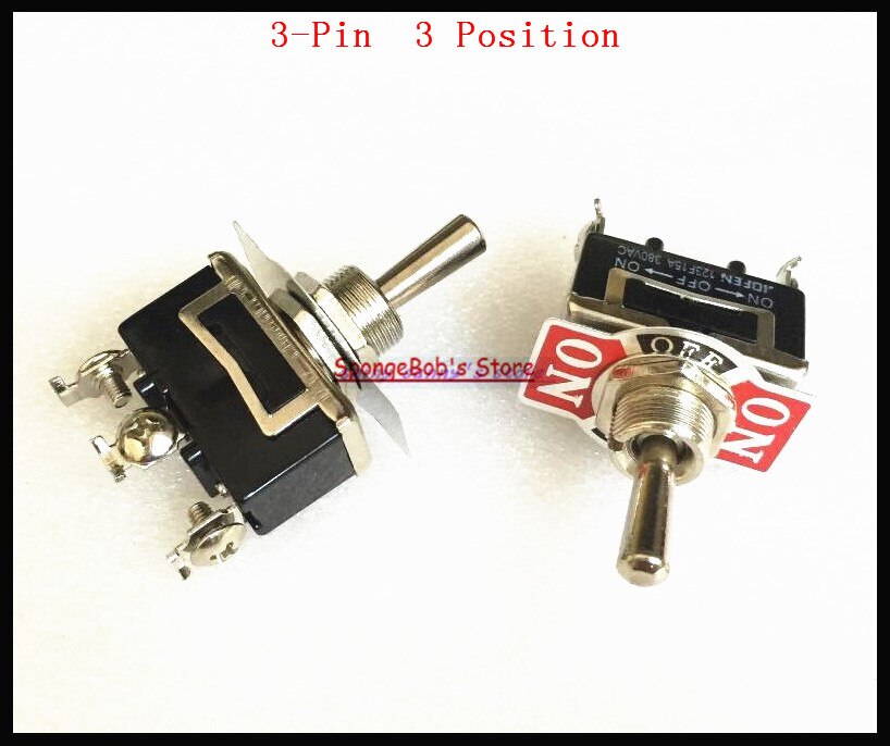 5pcs/Lot 123F 3-Pin 3 Position ON-OFF-ON Spring Re... – Vicedeal