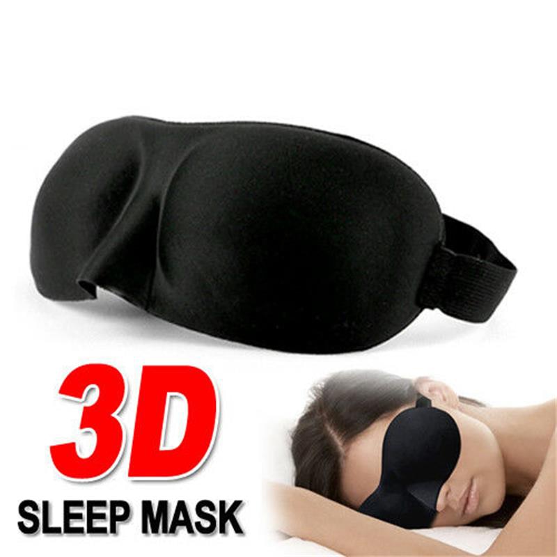 Travel Sleep Eye Mask 3D Memory Foam Padded Cover ... – Vicedeal