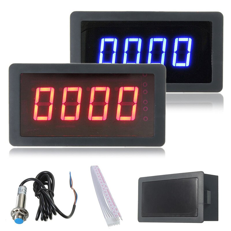 4 Durable Portable Useful Digital LED Tachometer R... – Grandado