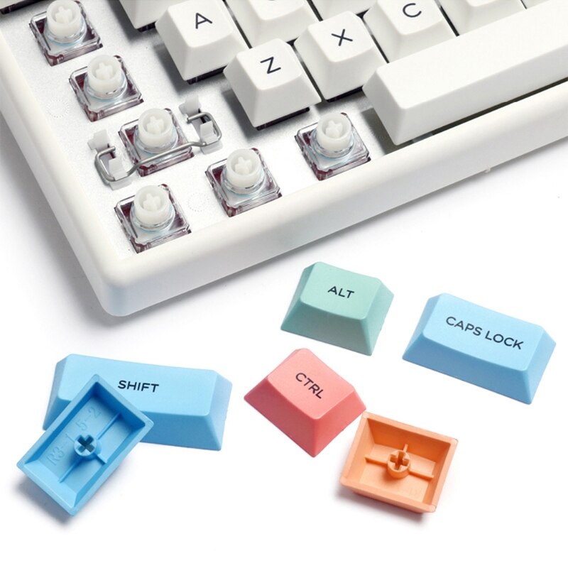 Cherry Profile ANSI 117 Key PBT Chalk Sleeve Keyse... – Grandado