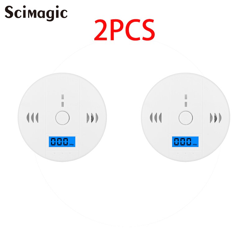 2 Stuks Co Koolmonoxide Alarm Hoge Gevoeligheid 85... – Grandado