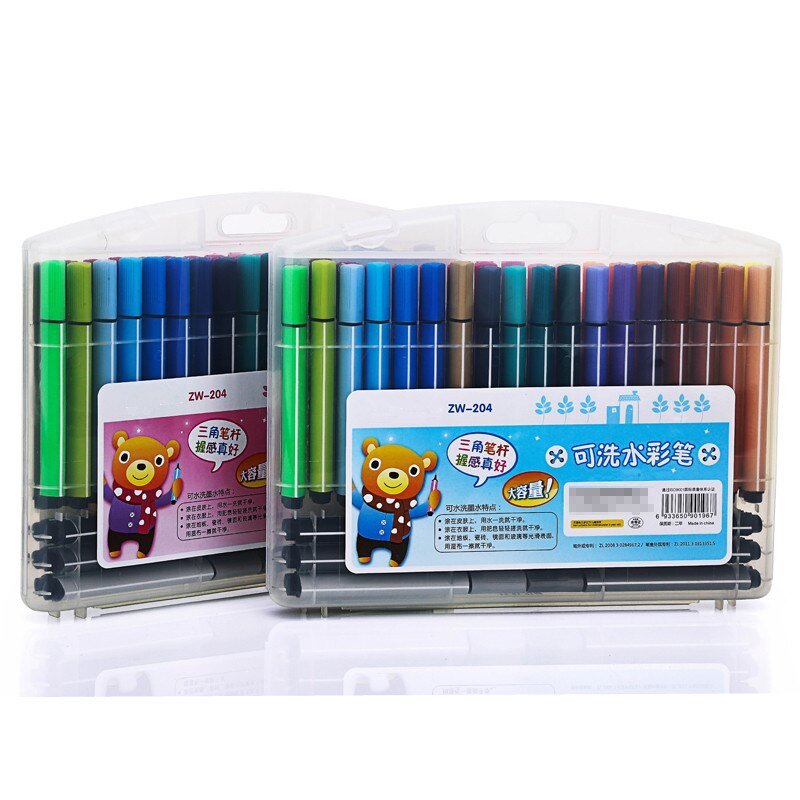 48 color Safe washing art marker drawing set color... – Grandado