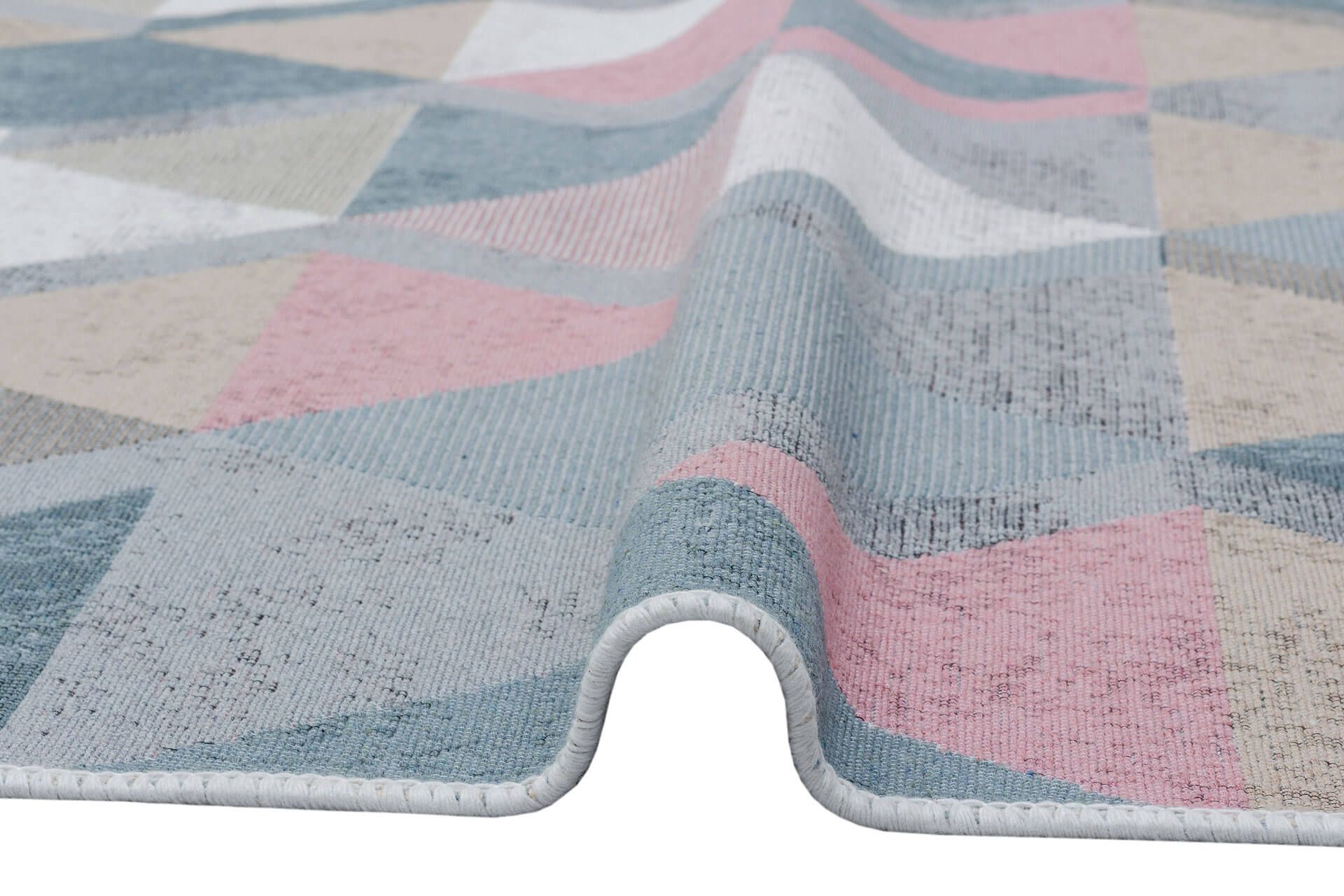 ARIA Blue Pink Rugs Carpet (120x180 cm) – Grandado