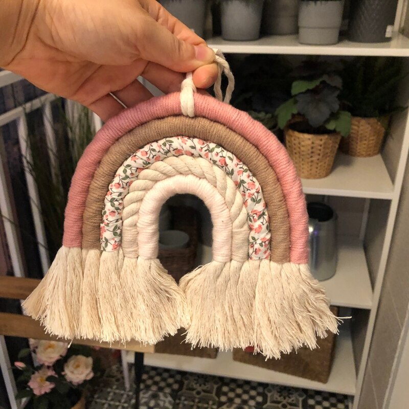 DIY Rope Rainbow Wall Hanging Decoration Handmade ... – Grandado