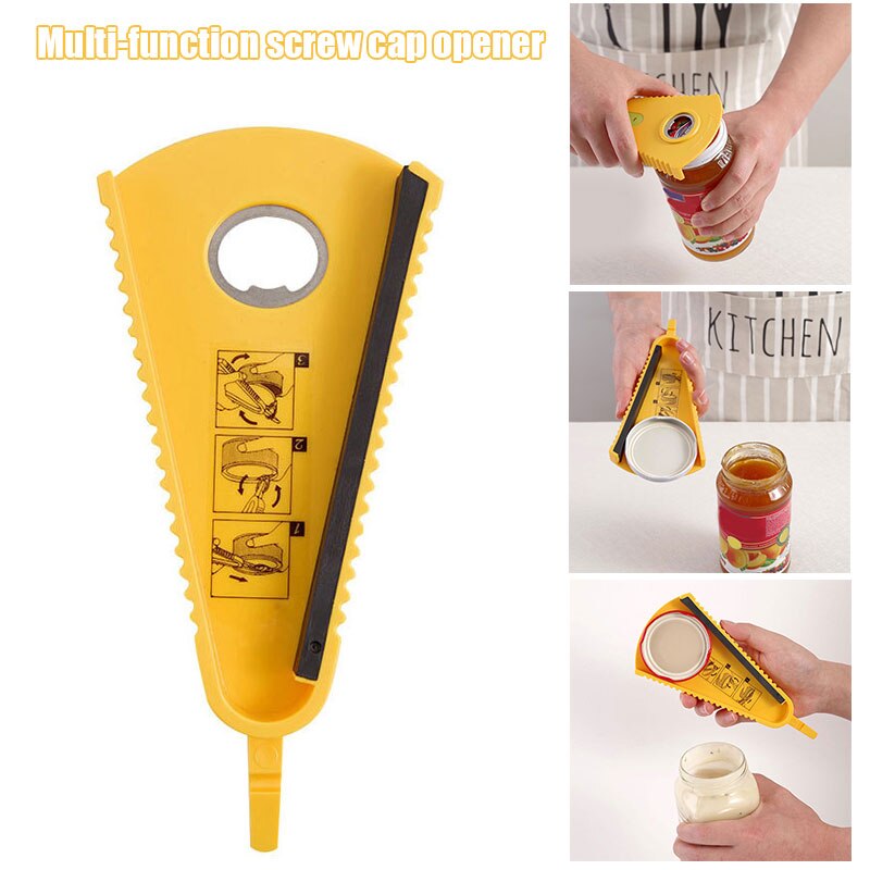 Multi-function Bottle Opener Jar Opener Easy Grip ... – Grandado