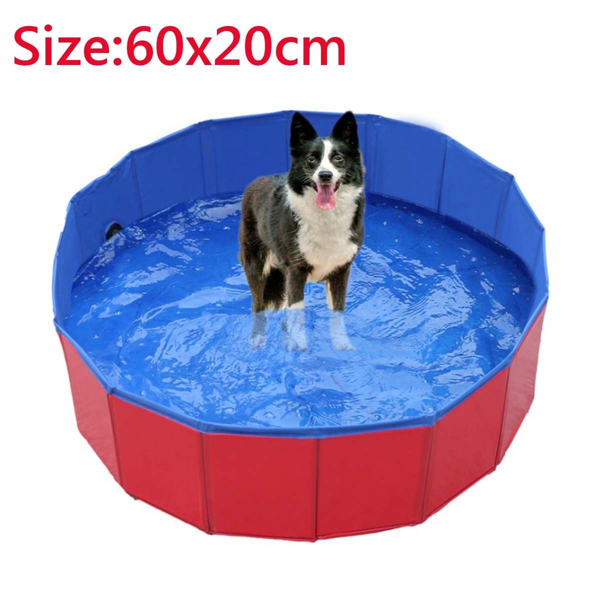 PVC Foldable Pet Dog Cat Swimming Pool PVC Washing... – Grandado
