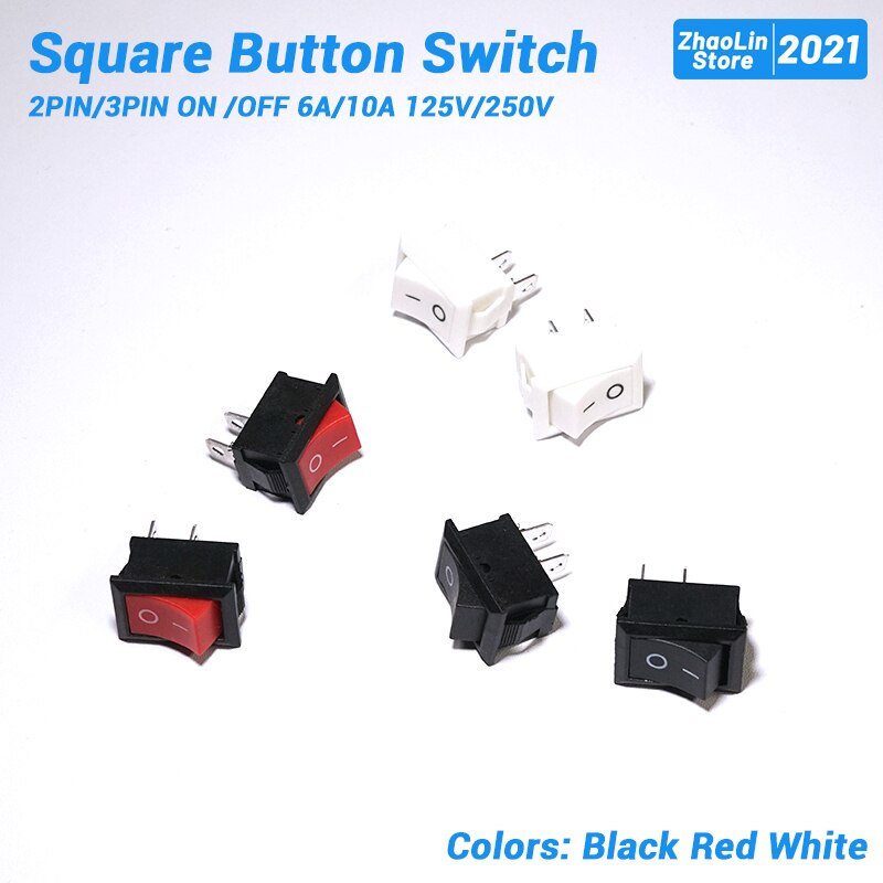 Square Button Switch For Boat Car Rocker Switch 2P... – Grandado