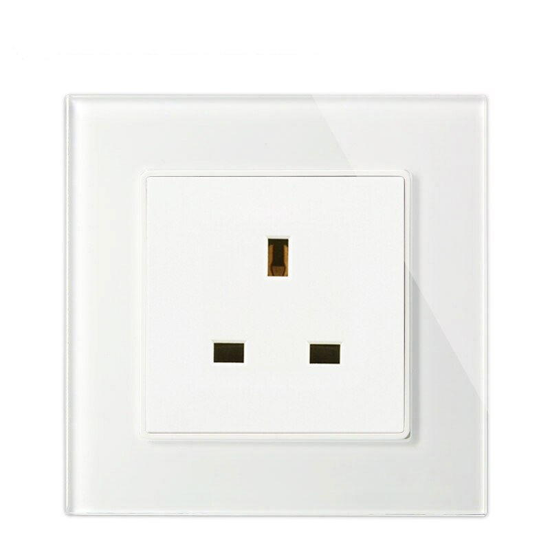 Atlectric UK Standard Wall Socket Tempered Glass P... – Grandado