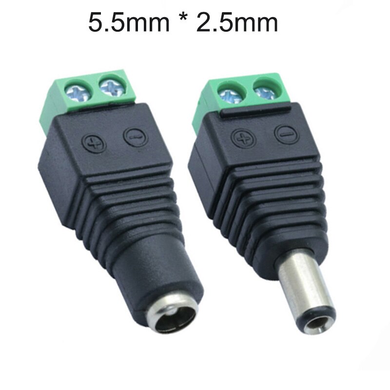 100pcs/lot 5.5x2.5mm DC AV Balun DC Power Plug to ... – Grandado