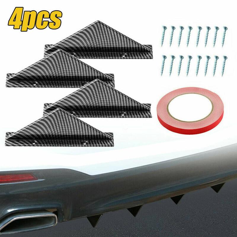 Automobile general carbon fiber triangle rear spoi... – Grandado