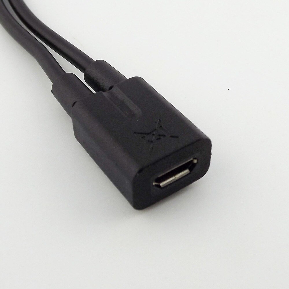 1pc Micro USB 2.0 Female To Dual 2 Male Splitter Y... – Grandado