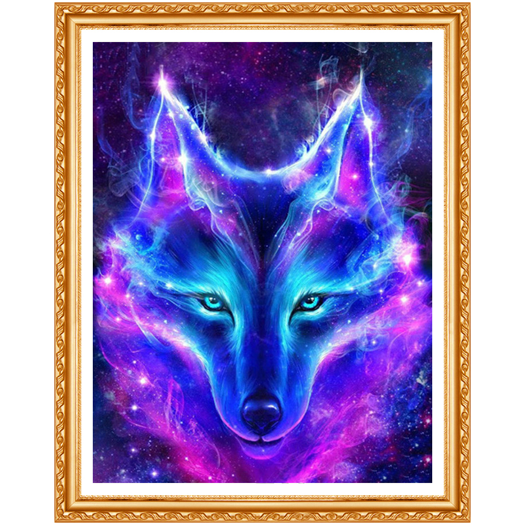 Diamond Embroidery Wolf dream catcher pictures cry... – Grandado