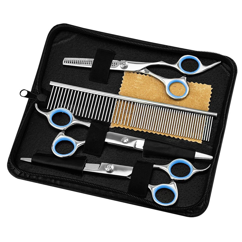 4PCS/SET Pet Grooming Scissors Set Straight Curved... – Vicedeal