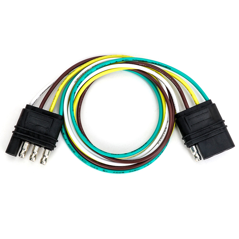 4-pin Platte Plug met Socket Trailer Kabel Adapter... – Grandado