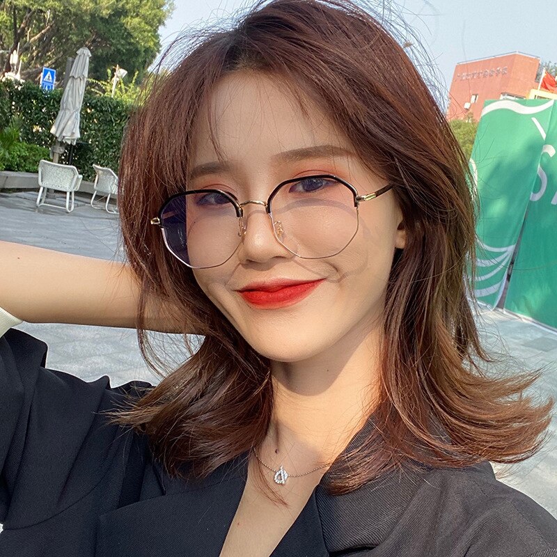 Oversized Glasses Computer Women Blue Blocking Gam... – Grandado