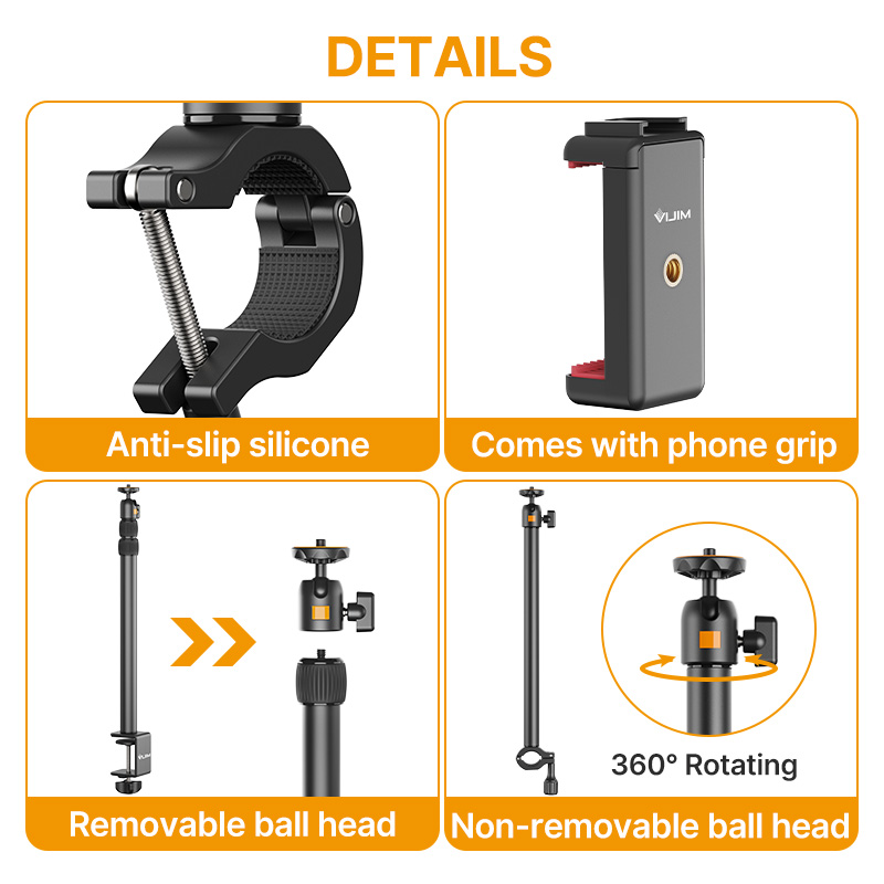 VIJIM LS02A pipe clamp single-section lateral exte... – Grandado