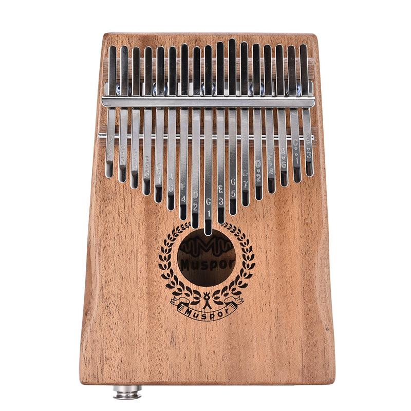 17 Keys EQ Kalimba Garland Pattern Mahogany Body T... – Grandado