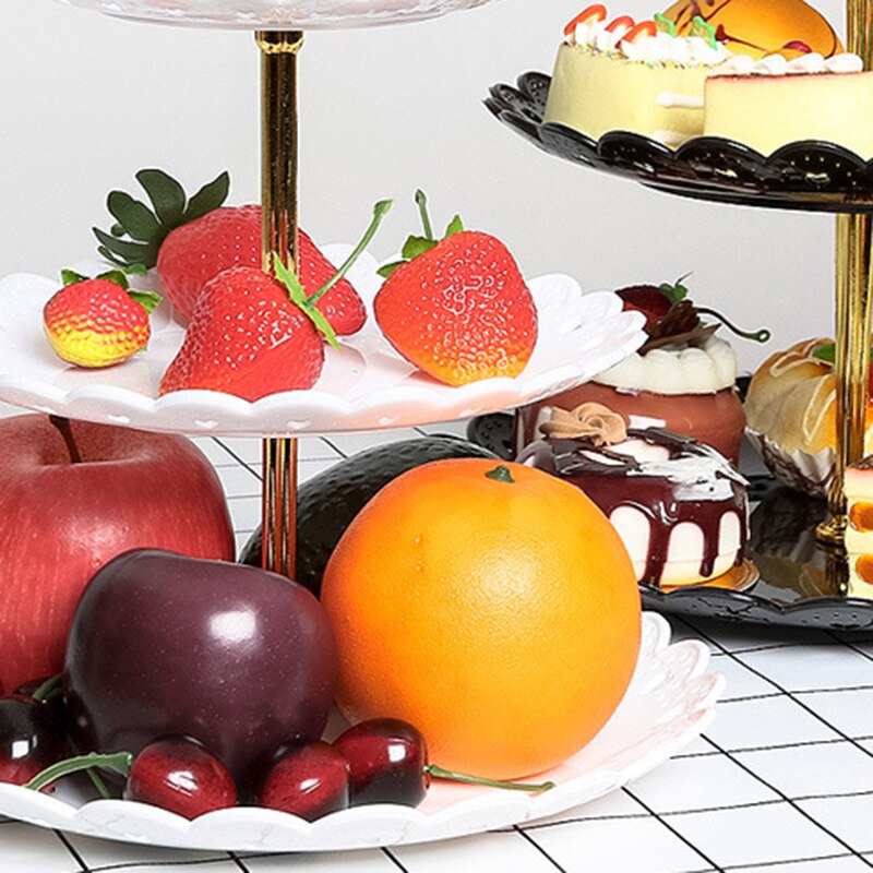 Petal Plastic Fruit Tray Three Layer Euro Style De... – Grandado