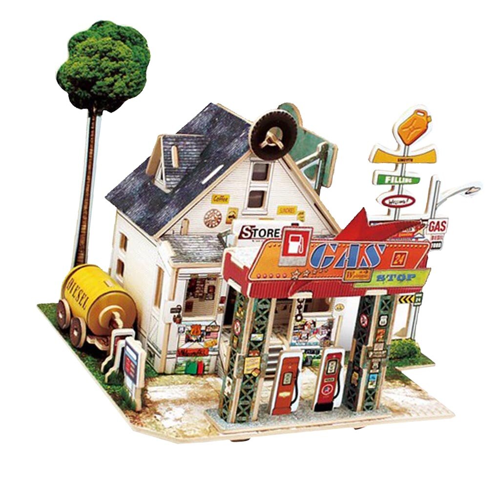 Handcrafted DIY Dolls House Kit - Miniatures Gas S... – Grandado