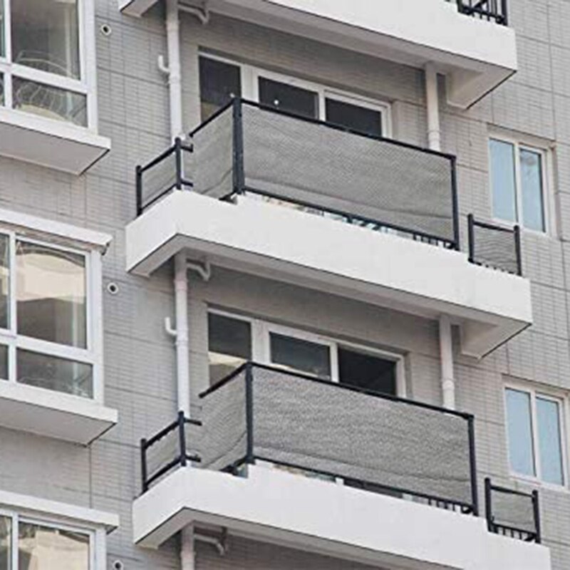 Balcony Privacy Sn Windbreak Garden Sn for UV, Sun & Wind Protection PE ...