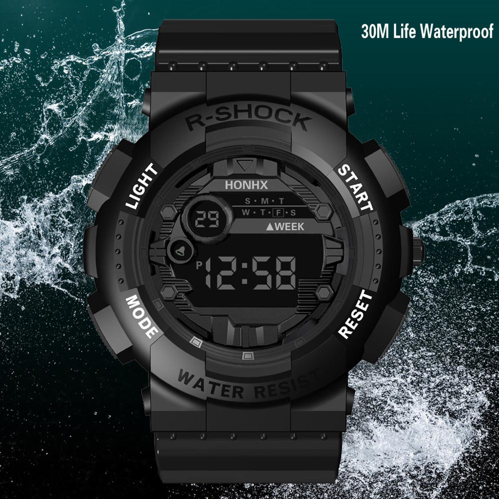 Reloj LED Digital HONHX de lujo para hombre, alarm... – Grandado