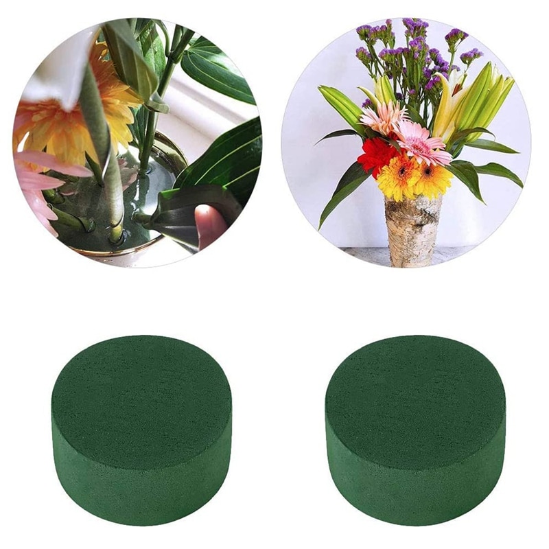 DIY Flower Arrangement Kit Green Round Wet Floral ... – Grandado