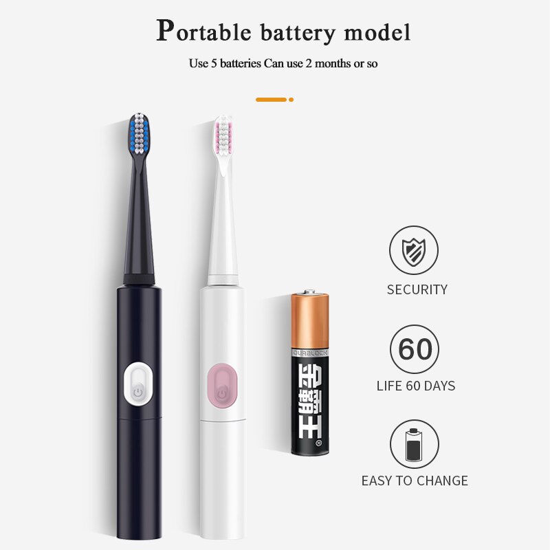 Wave electric toothbrush couple set male and femal... – Grandado