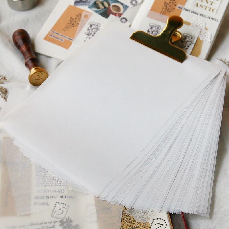 50pcs/pack A5 Translucent Paper Handmade DIY Scrap... – Vicedeal