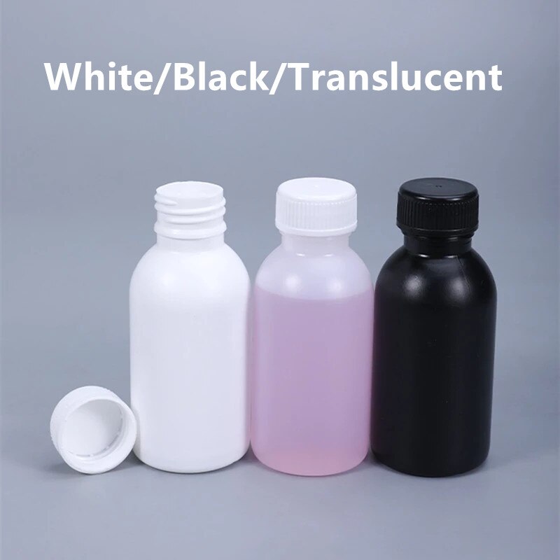 10PCS of 100ML Empty HDPE Plastic Bottle for Liqui... – Vicedeal