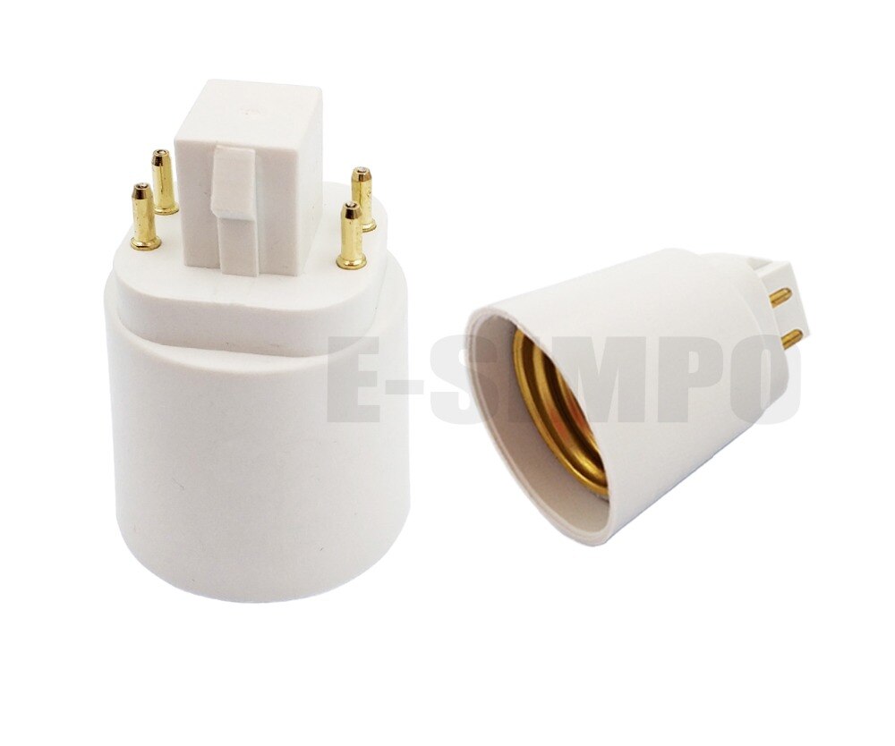 4Pin CFL GX24q zu E27 E26 Adapter GX24Q zu E26/E27... – Grandado